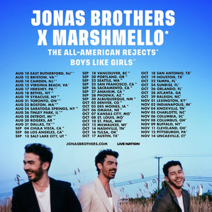 Jonas Brothers Setlist JONAS 20: LIVING THE DREAM TOUR - playlist by ...