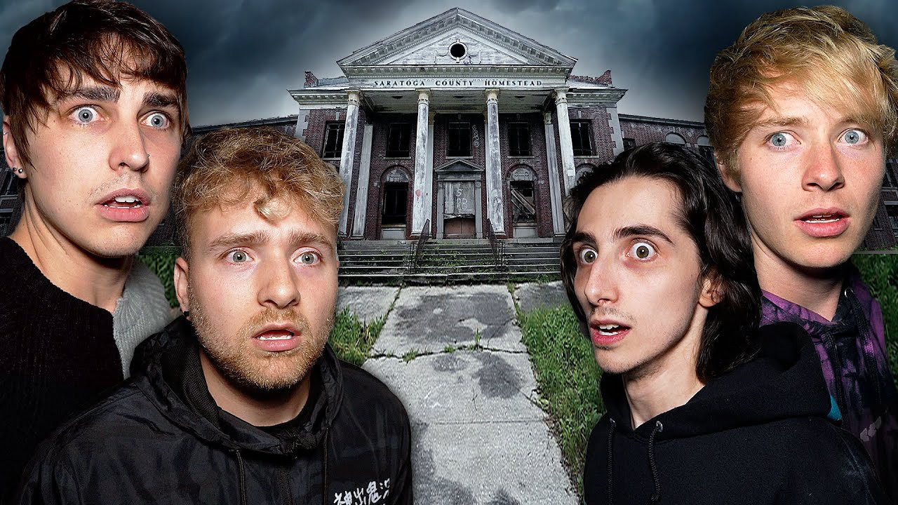 Investigating MASSIVE Haunted Hospital (PEOPLE CAME IN!) - Sam and ...
