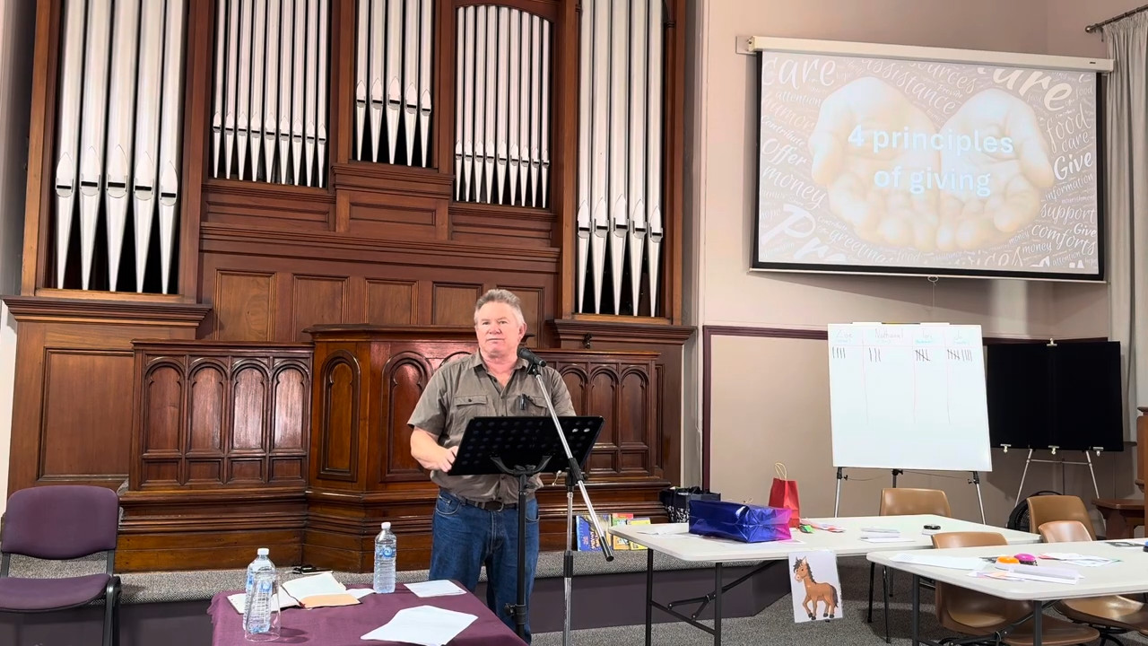 2 Corinthians 9: Verses 6 to 15. Russell V 07122025 - Maitland PC NSW ...