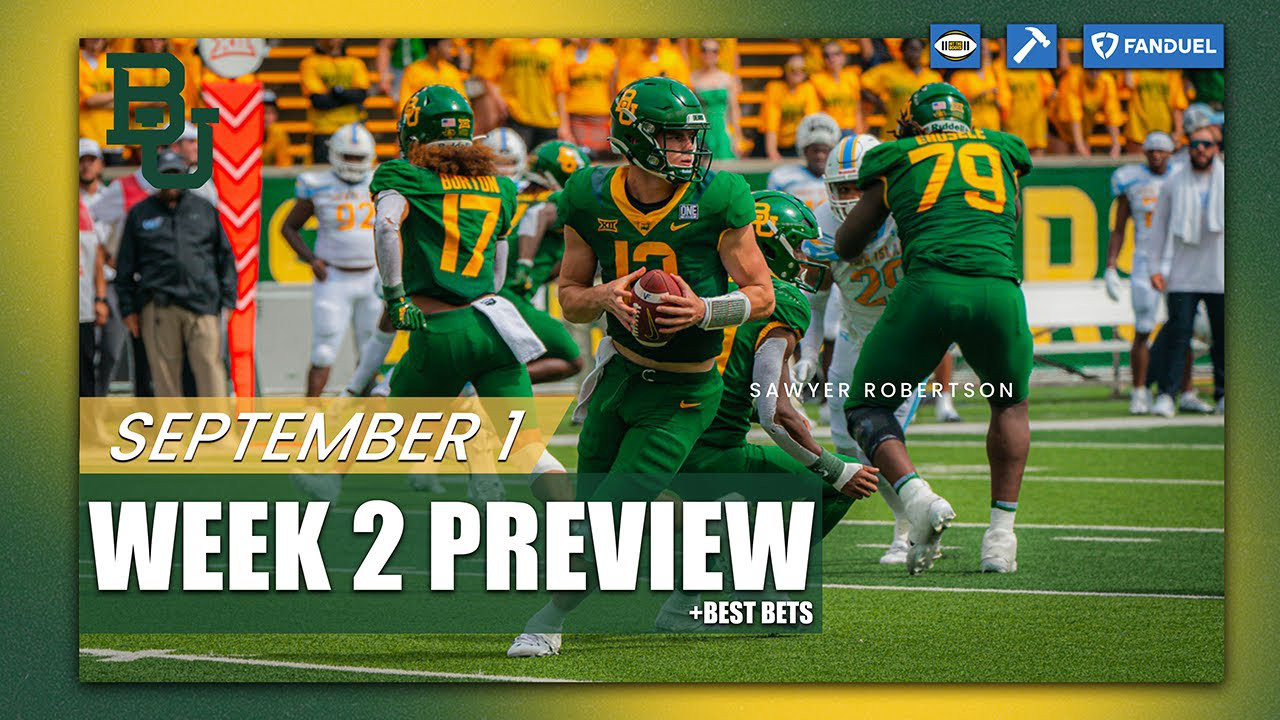 Week 2 CFB Best Bets & Previews & Week 1 Recap | 2025/2026 NCAAF ...