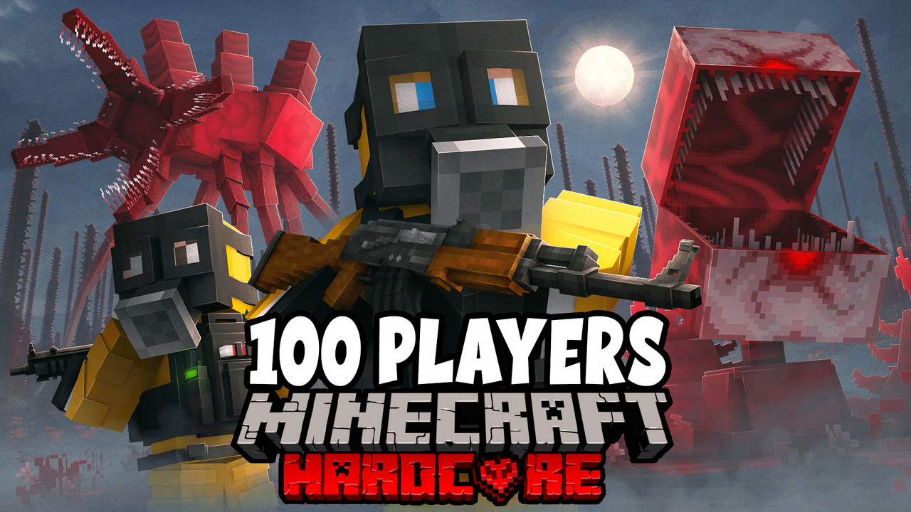 ⁠100 Players Simulate PARASITIC OUTBREAK in Hardcore Minecraft ...
