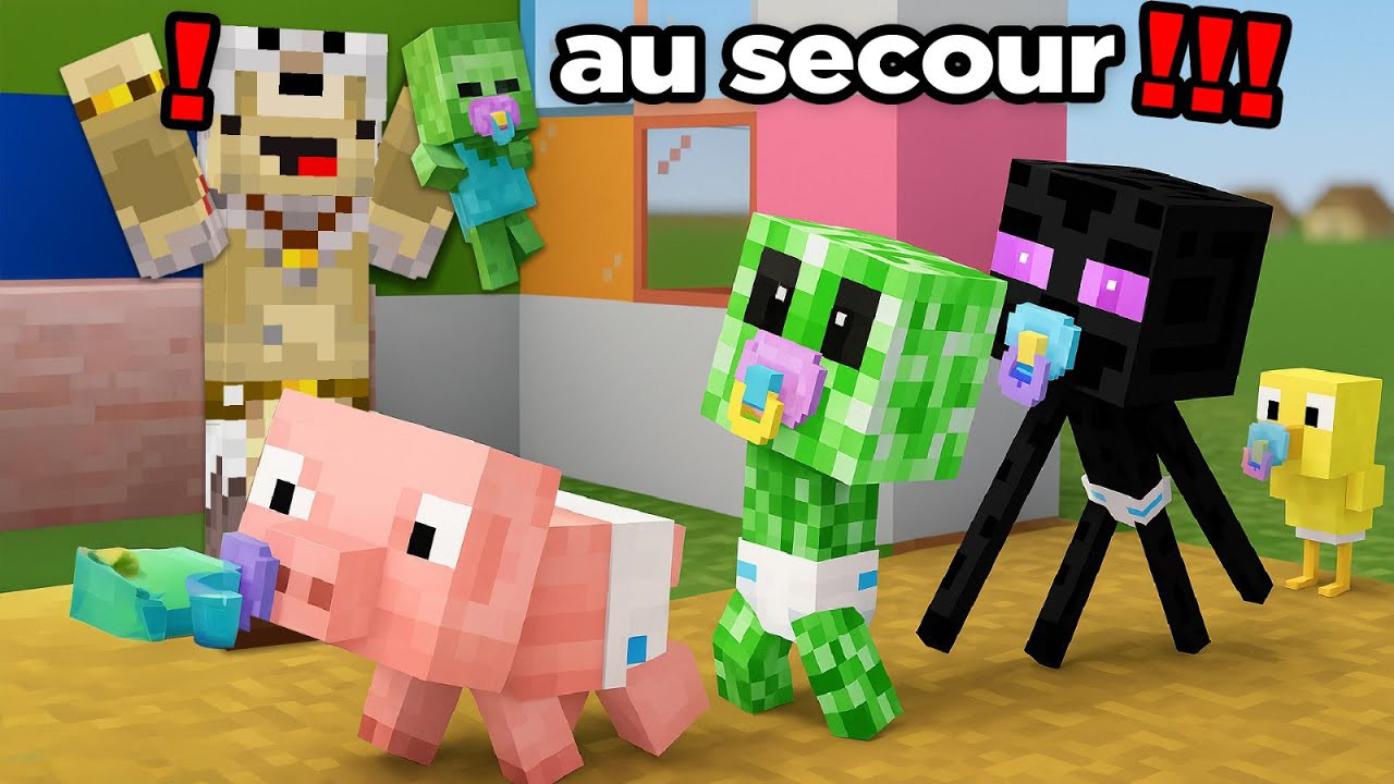 J'ai Ouvert une GARDERIE de MOBS sur Minecraft ! - Azpaz Tv | Podcast ...