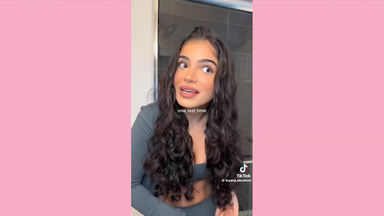 wavy/curly hair routine tiktok compilation - ꒰ა ☆ ໒꒱ 🍒 elli's comfiness ...
