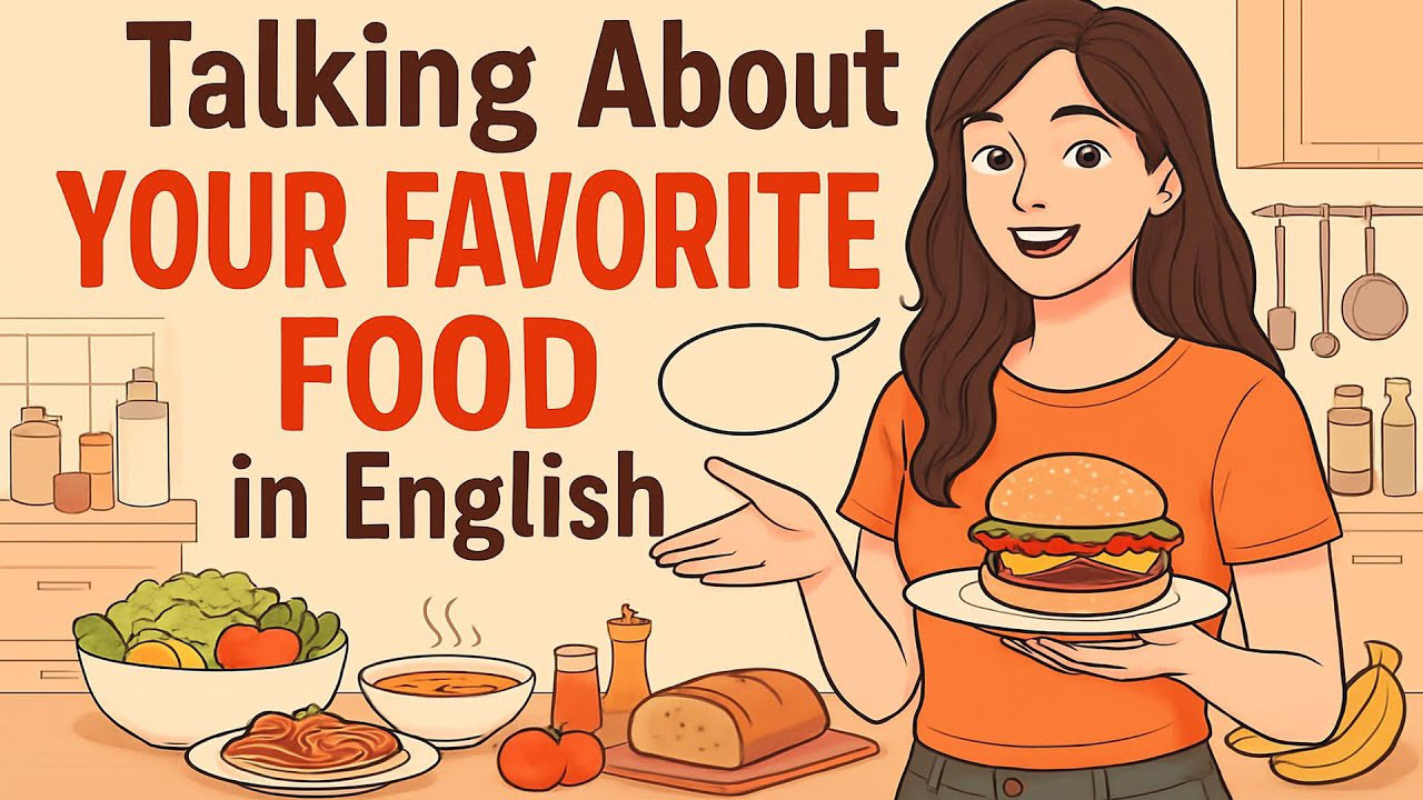 Talking About Your Favorite Food in English | Easy English Conversation ...