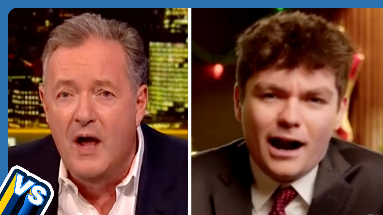 ‘What a CROCK of S***!’ Piers Morgan vs Nick Fuentes | Full interview ...