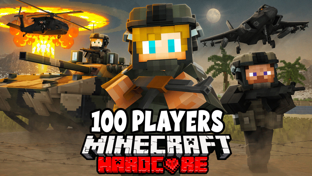 100 Players Simulate a ISLAND WARFARE in Minecraft - Joshemve | Podcast ...
