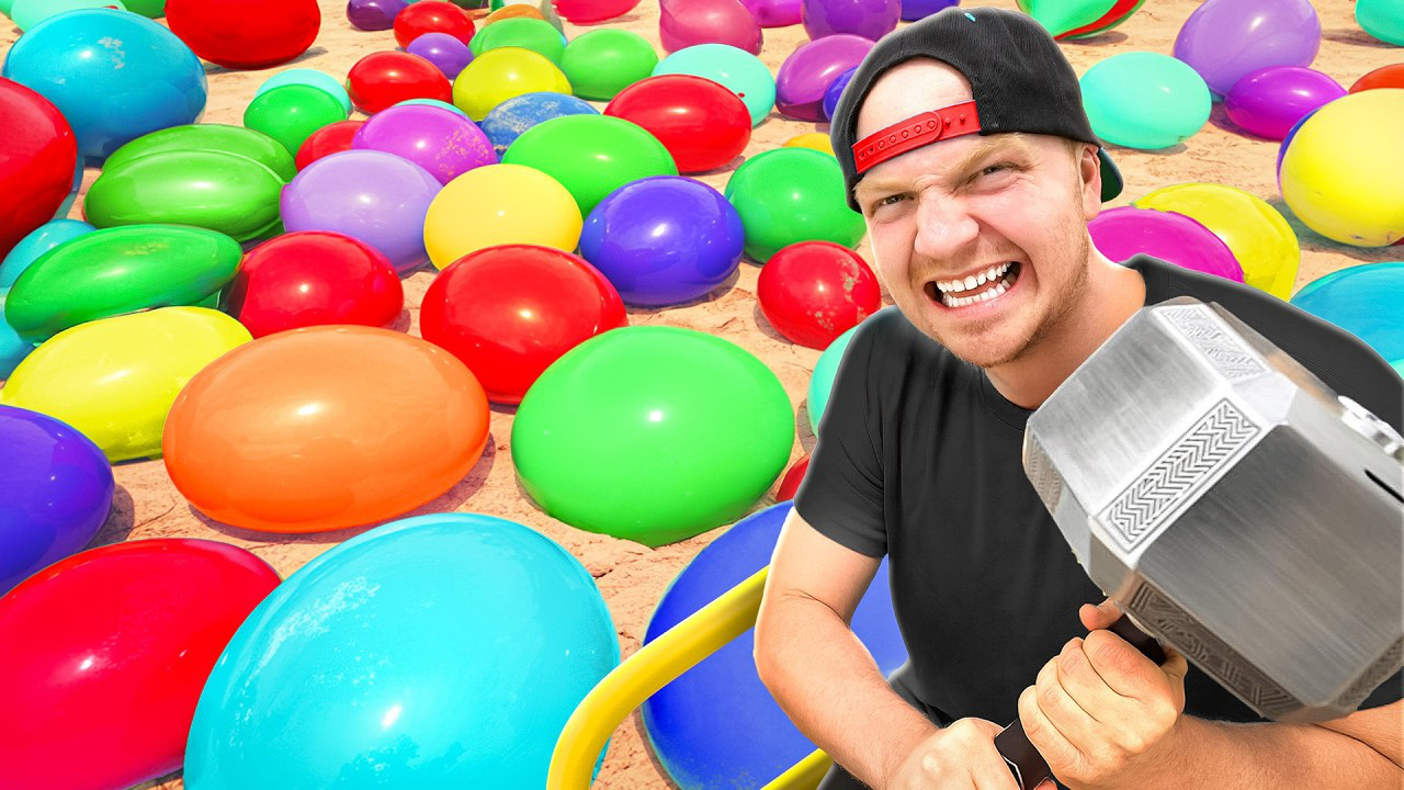 Escaping 1,000 Layers GIANT WATER BALLOONS! - Unspeakable | Podcast on ...