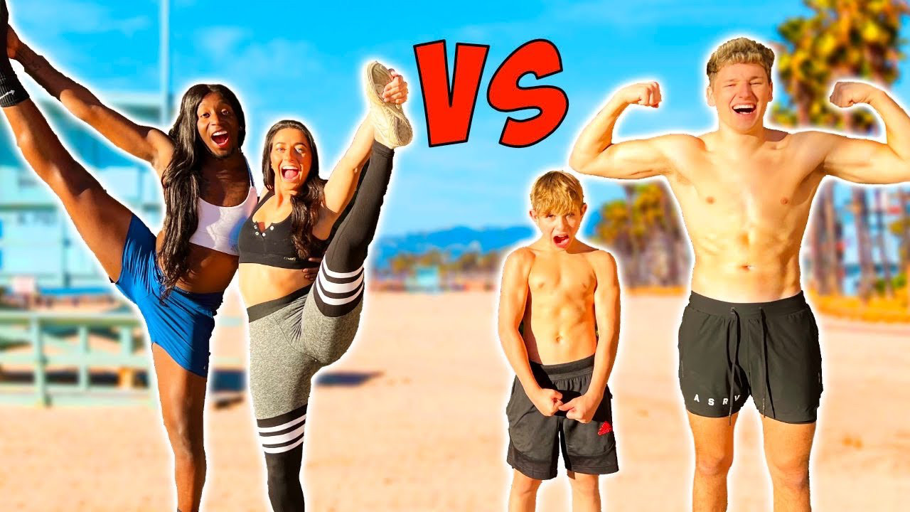 BOYS vs GIRLS EXTREME GYMNASTICS CHALLENGE - BrittHertz | Podcast on ...